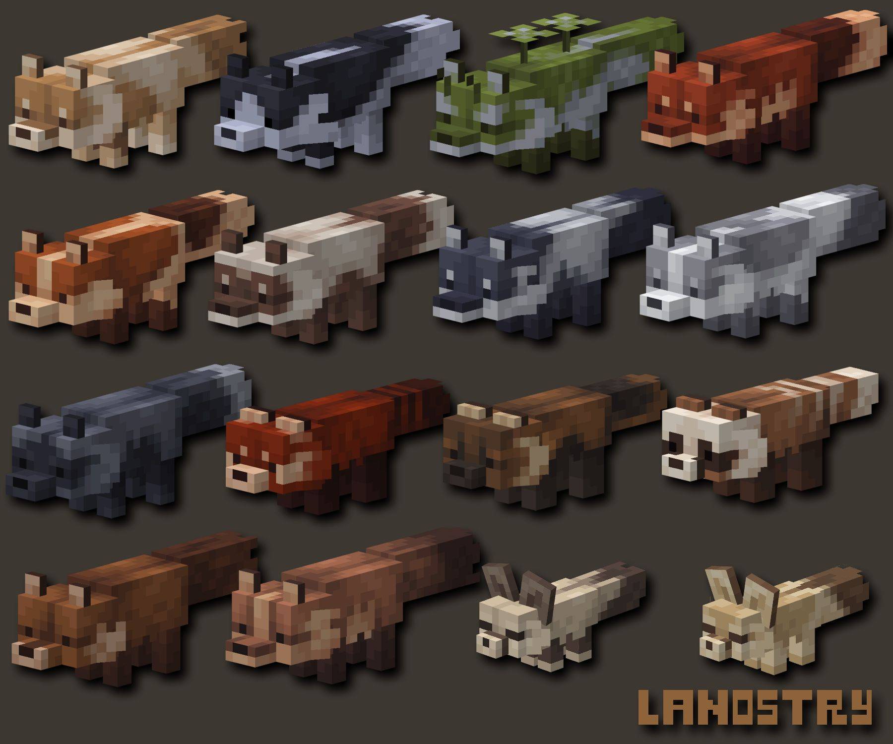 Lanostry's foxes - Gallery - Minecraft Resource Packs - CurseForge