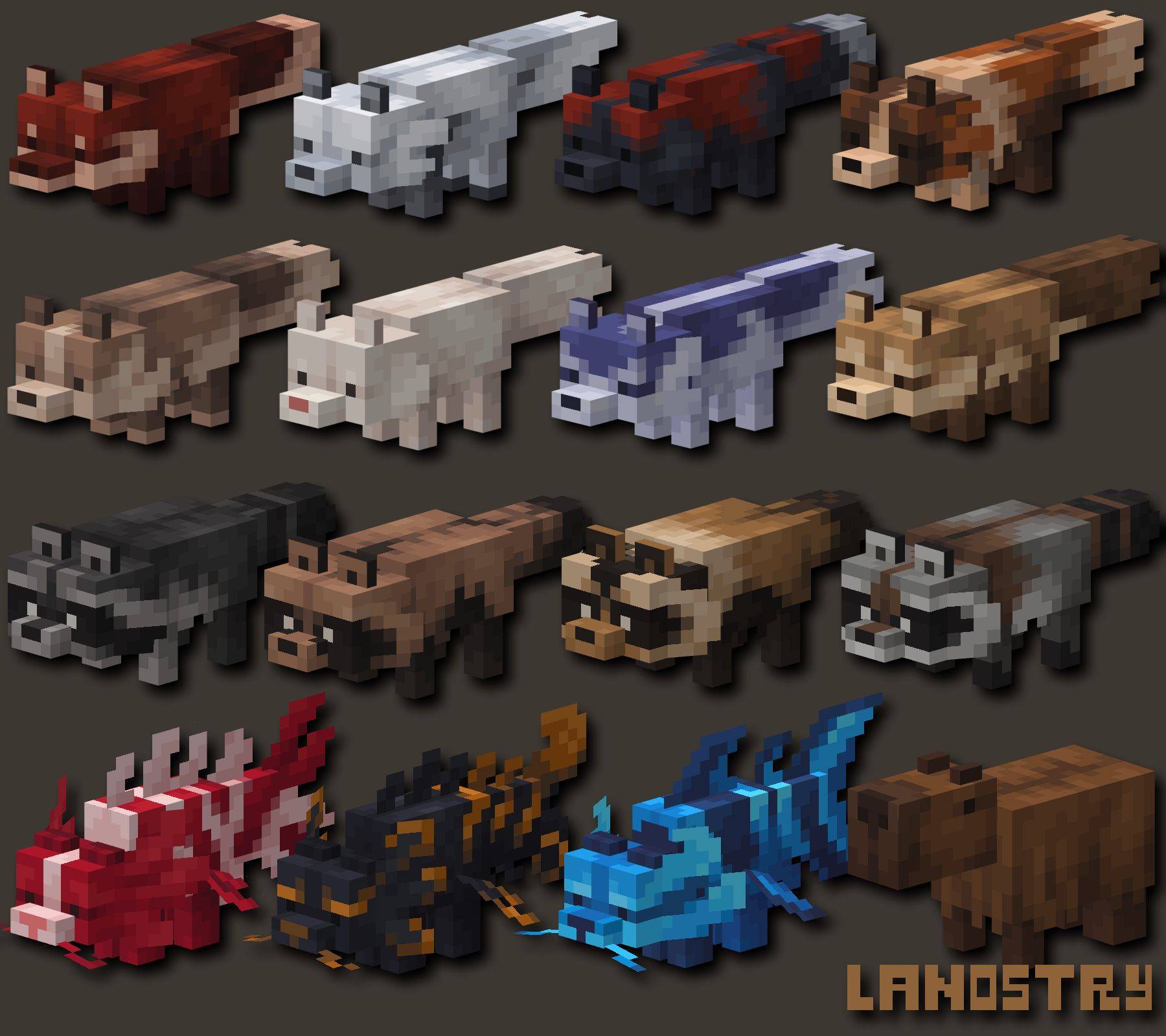 Lanostry's foxes - Gallery - Minecraft Resource Packs - CurseForge