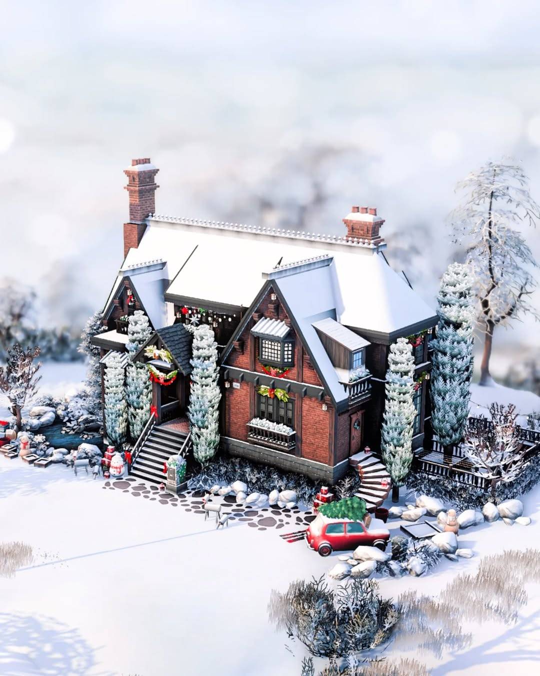 Merry Christmas House - Gallery - The Sims 4 Rooms / Lots - CurseForge