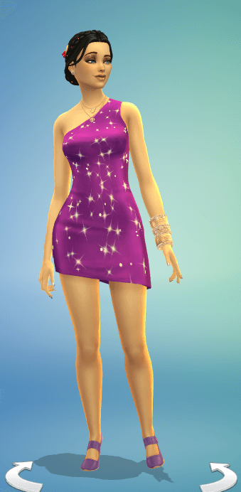 New Years Short Dress (Base Game Recolor) - Gallery - The Sims 4 Create ...