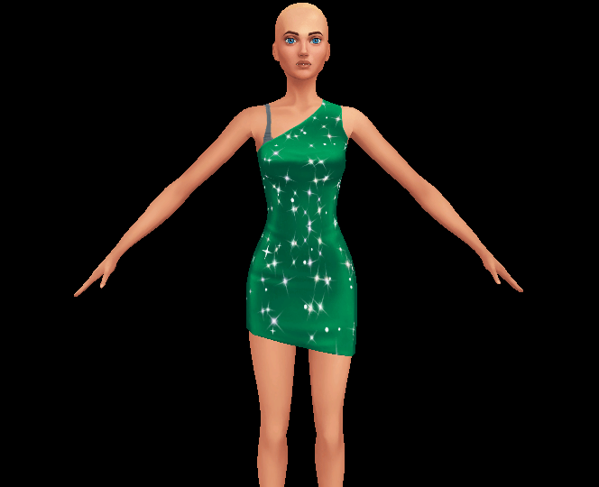 New Years Short Dress (Base Game Recolor) - Gallery - The Sims 4 Create ...