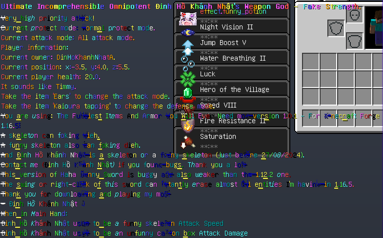 The Funniest Items And Armor You Will Ever Need. - Gallery - Minecraft ...