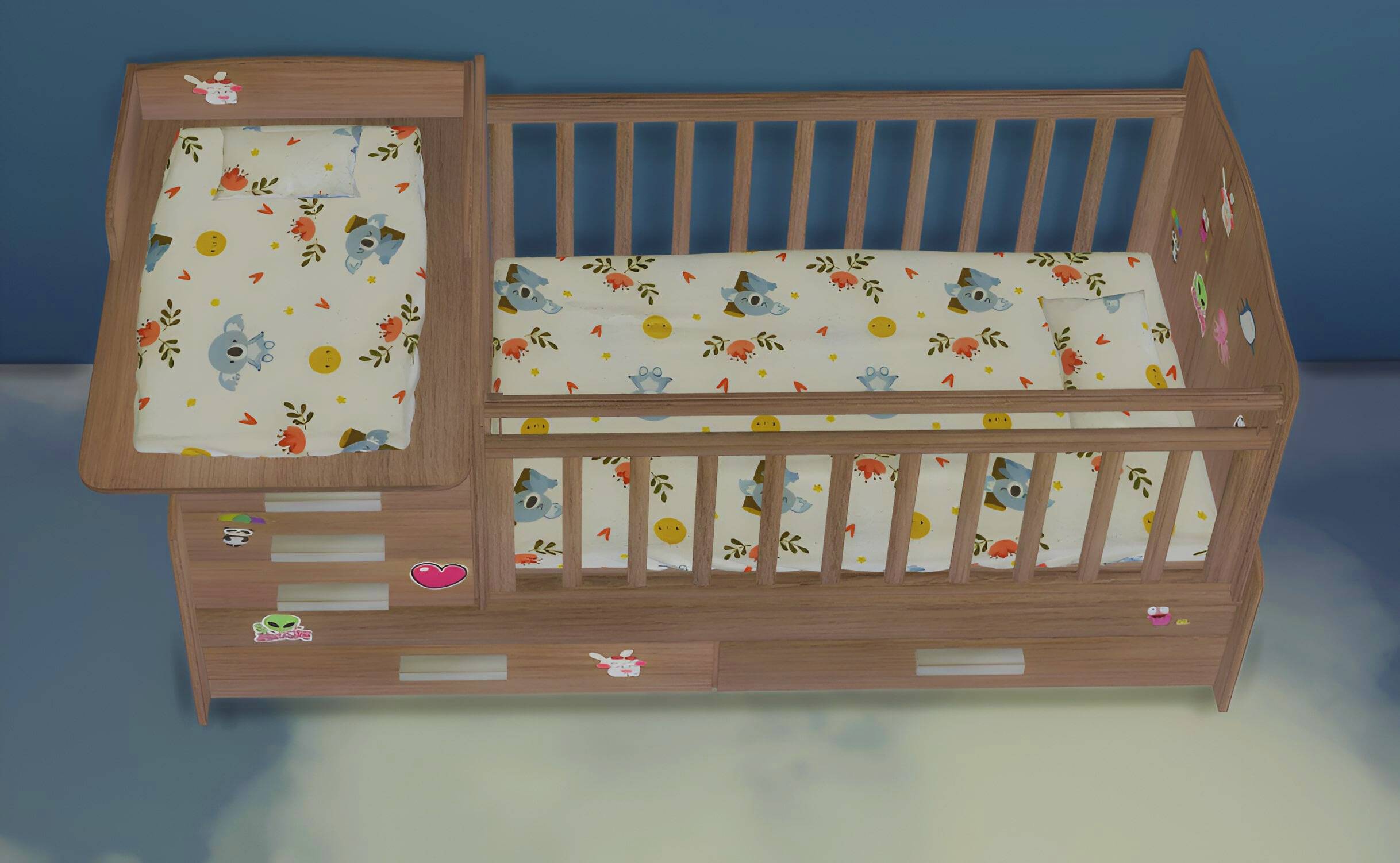 Baby crib with stickers - The Sims 4 Build / Buy - CurseForge