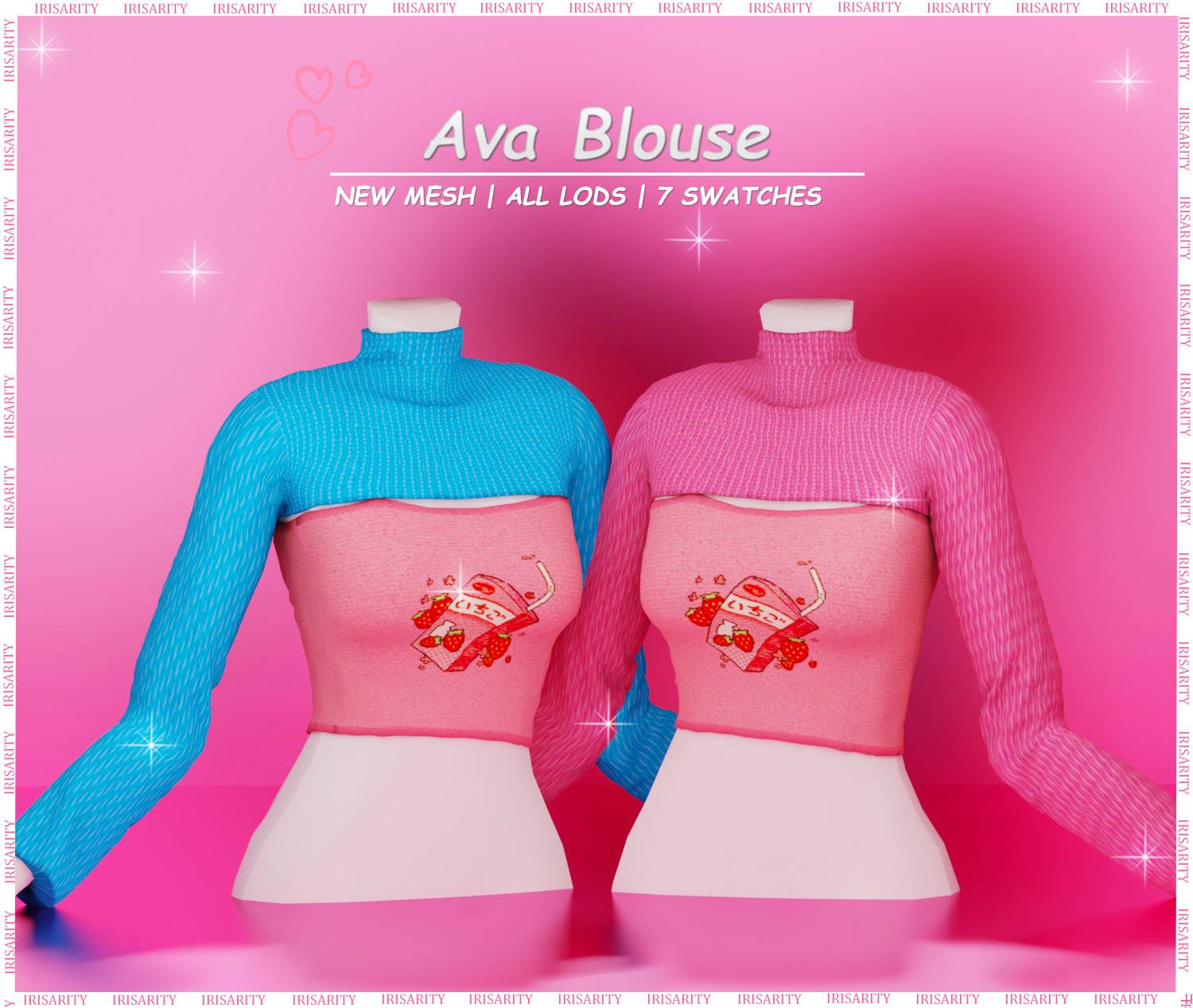 Ava Blouse ♡ - The Sims 4 Create a Sim - CurseForge