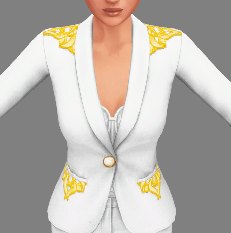 Luxury Suit with Lace Details - Gallery - The Sims 4 Create a Sim ...