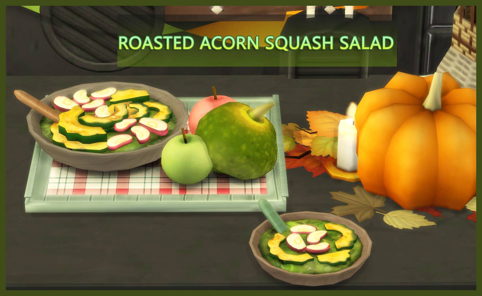Roasted Acorn Squash Salad - Gallery - The Sims 4 Mods - CurseForge