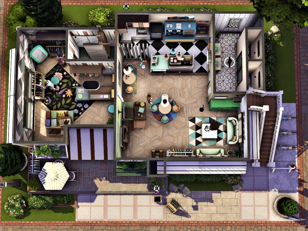 Thrif Tea and Bubble Store - Gallery - The Sims 4 Rooms / Lots - CurseForge