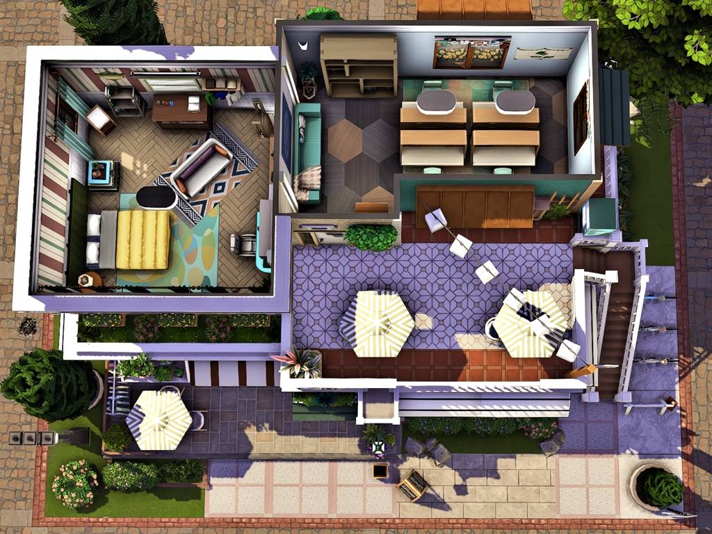 Thrif Tea and Bubble Store - Gallery - The Sims 4 Rooms / Lots - CurseForge