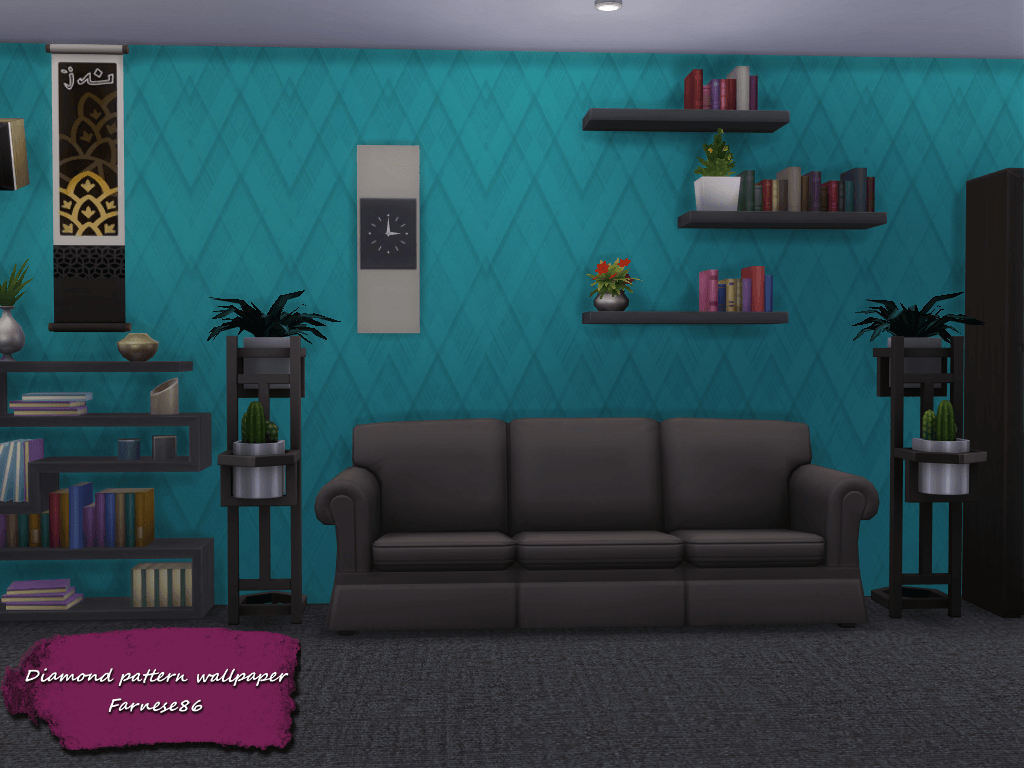 Diamond pattern wallpaper - Gallery - The Sims 4 Build / Buy - CurseForge