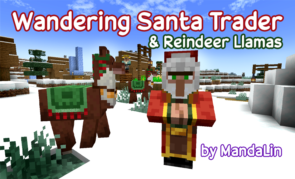 Wandering Santa Trader & Reindeer Llamas - Gallery - Minecraft Resource ...
