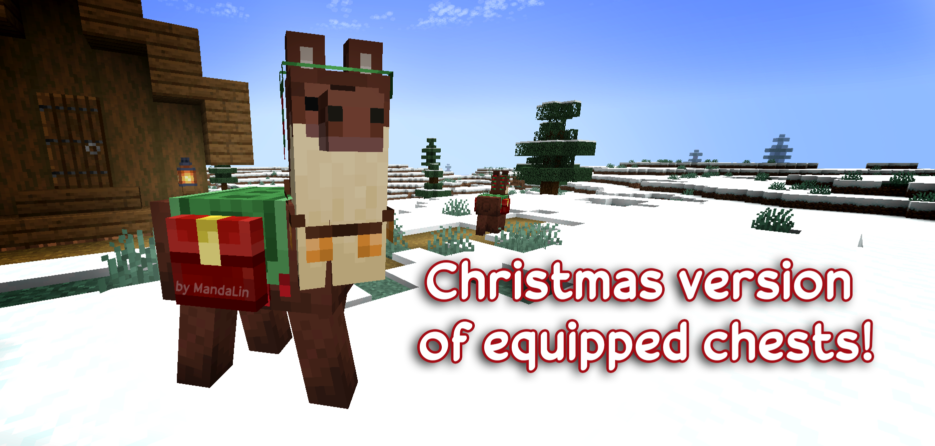 Wandering Santa Trader & Reindeer Llamas - Gallery - Minecraft Resource ...
