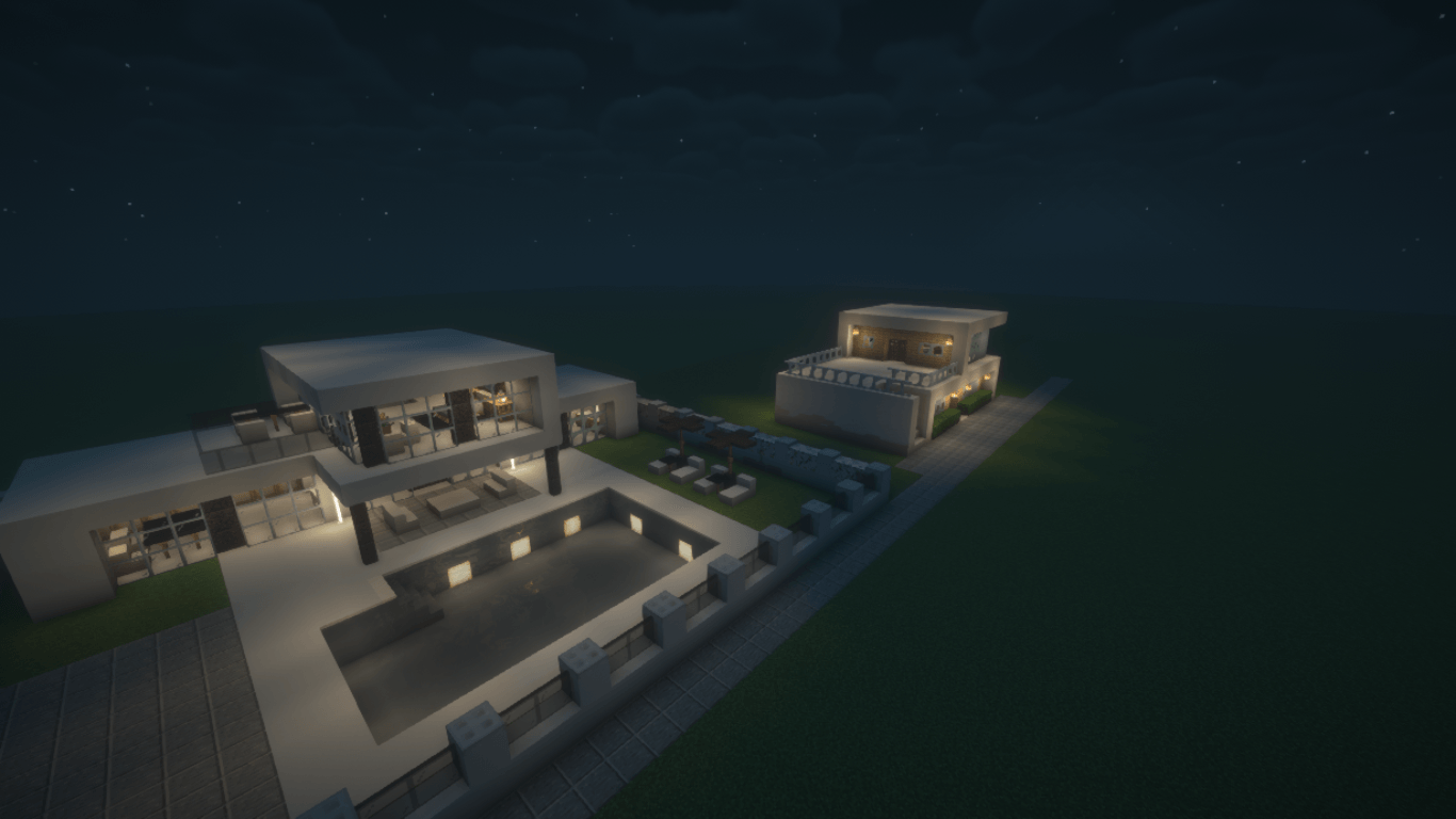 Modern House Superflat - Gallery - Minecraft Worlds - CurseForge