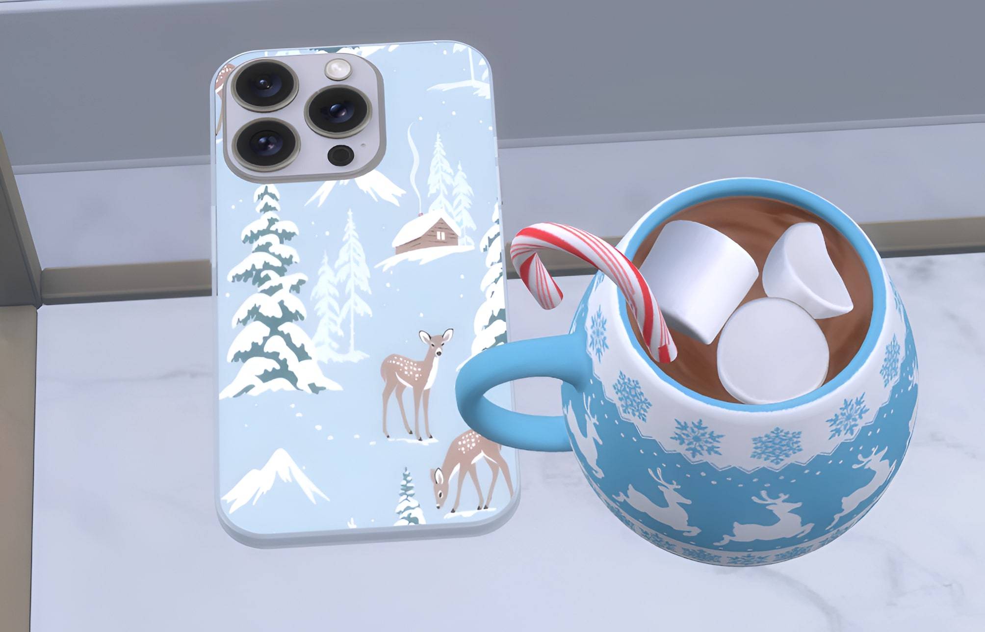 Winter Phone Cases - The Sims 4 Build / Buy - CurseForge