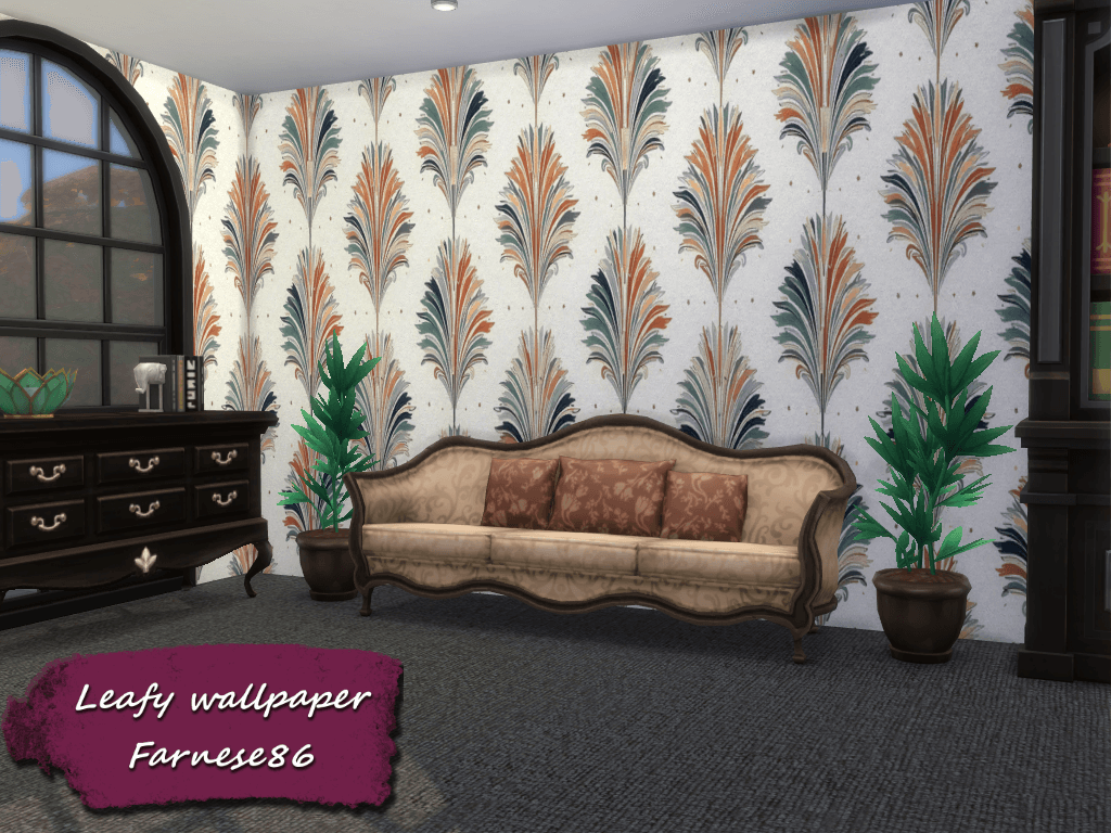 Leafy wallpaper - Gallery - The Sims 4 Build / Buy - CurseForge