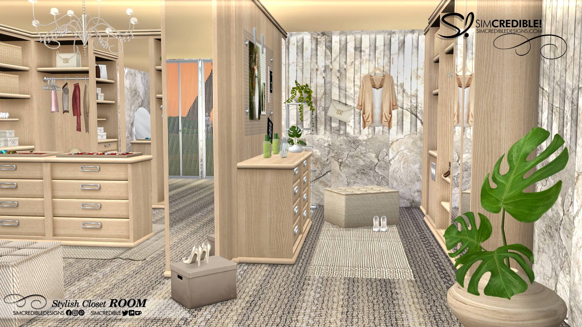 Stylish Closet -Room 👗👕👔 - Gallery - The Sims 4 Rooms / Lots - CurseForge