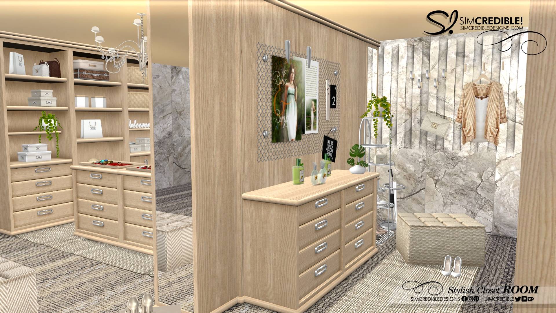 Stylish Closet -Room 👗👕👔 - Gallery - The Sims 4 Rooms / Lots - CurseForge