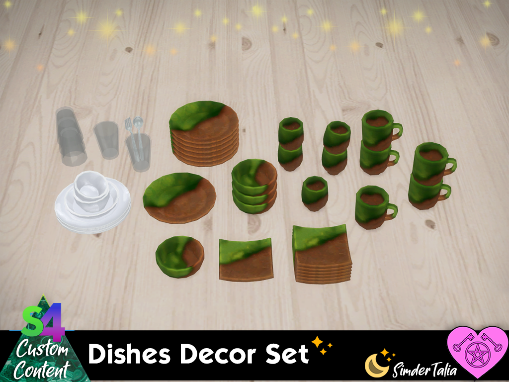 Dishes Decor Set - Gallery - The Sims 4 Build / Buy - CurseForge