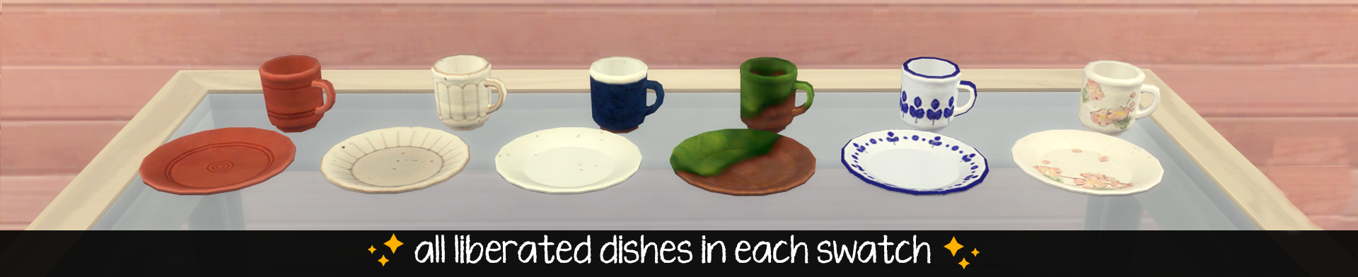 Dishes Decor Set - Gallery - The Sims 4 Build / Buy - CurseForge
