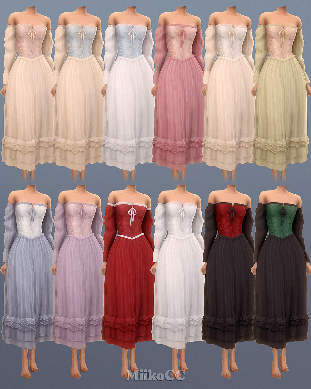 Rosaline dress - The Sims 4 Create a Sim - CurseForge