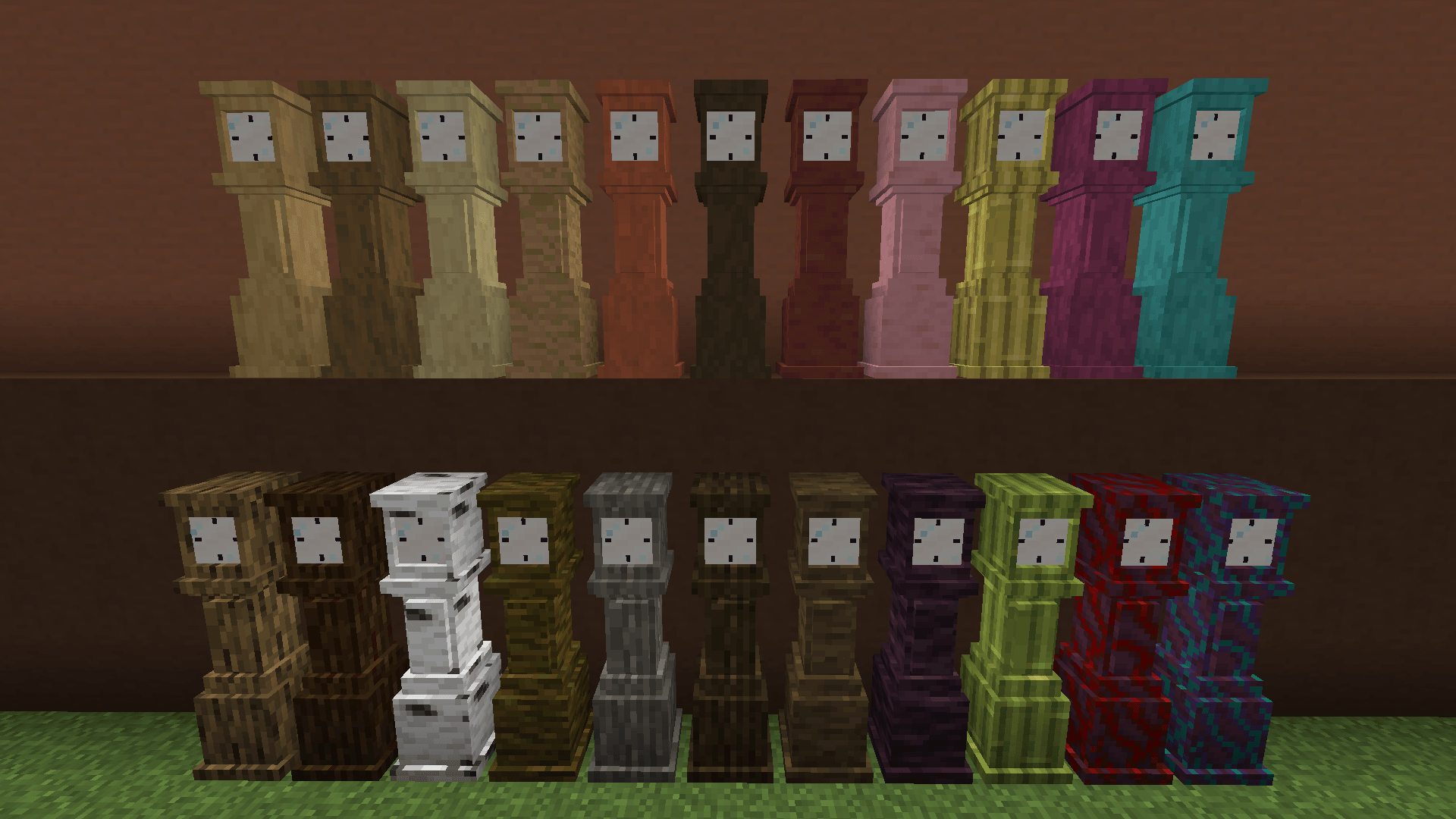 Colourful Clocks - Minecraft Mods - CurseForge