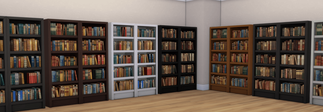 Better Books Library Shelves - The Sims 4 Build / Buy - CurseForge