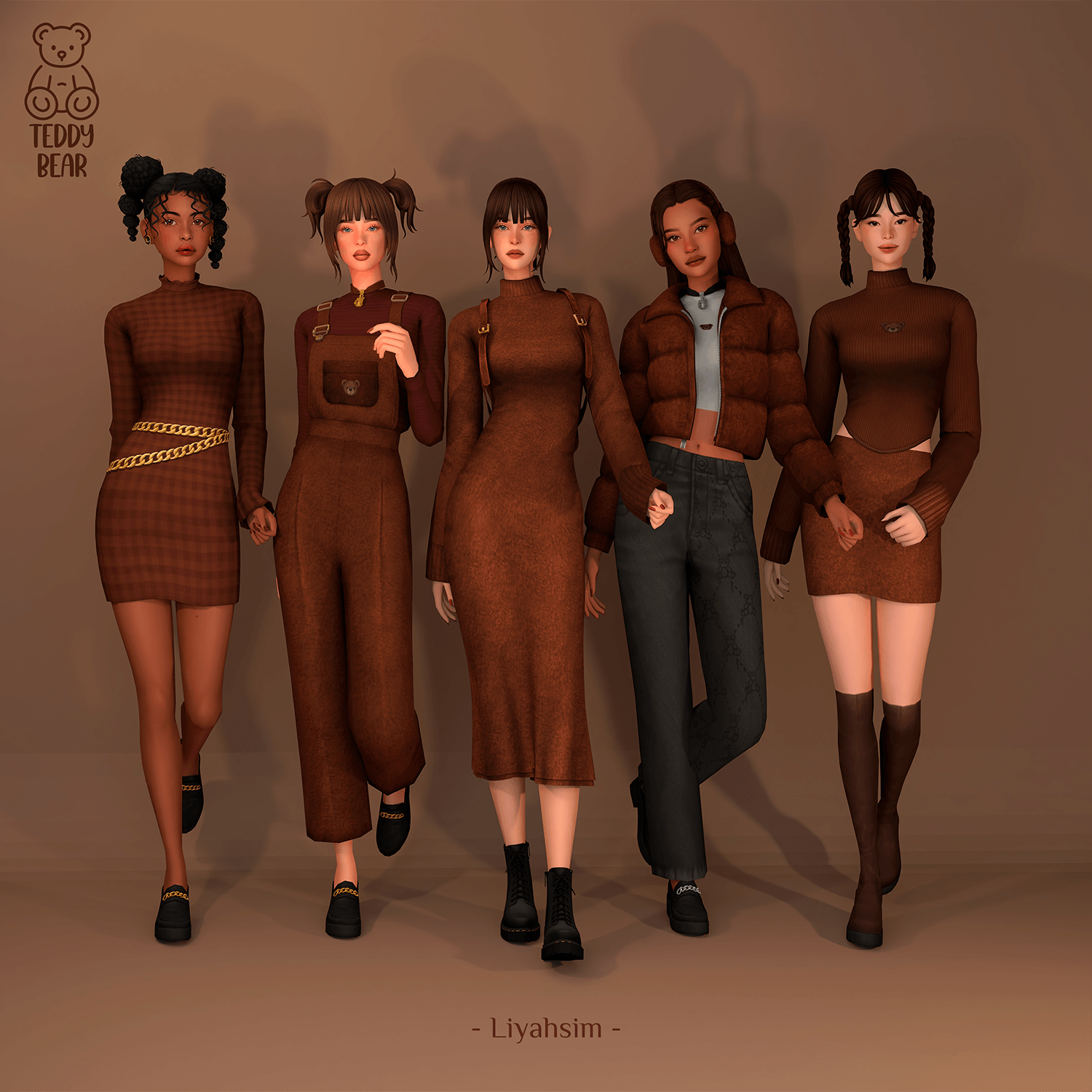 [Teddy Bear Collection] Long Dress - Gallery - The Sims 4 Create a Sim ...