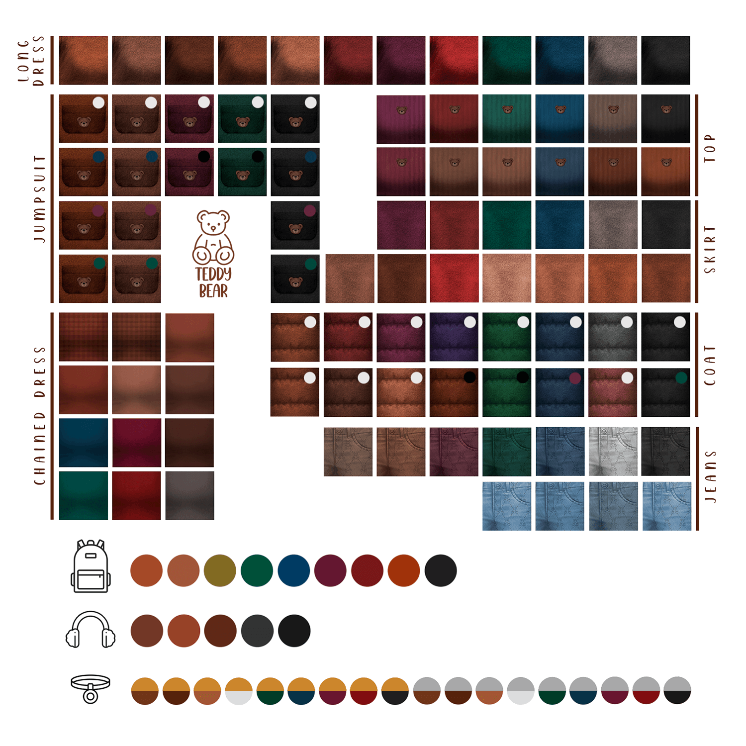 [Teddy Bear Collection] Long Dress - Gallery - The Sims 4 Create a Sim ...