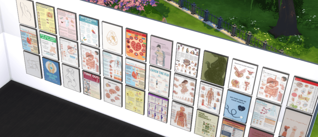 Health and Medical Prints - Gallery - The Sims 4 Build / Buy - CurseForge
