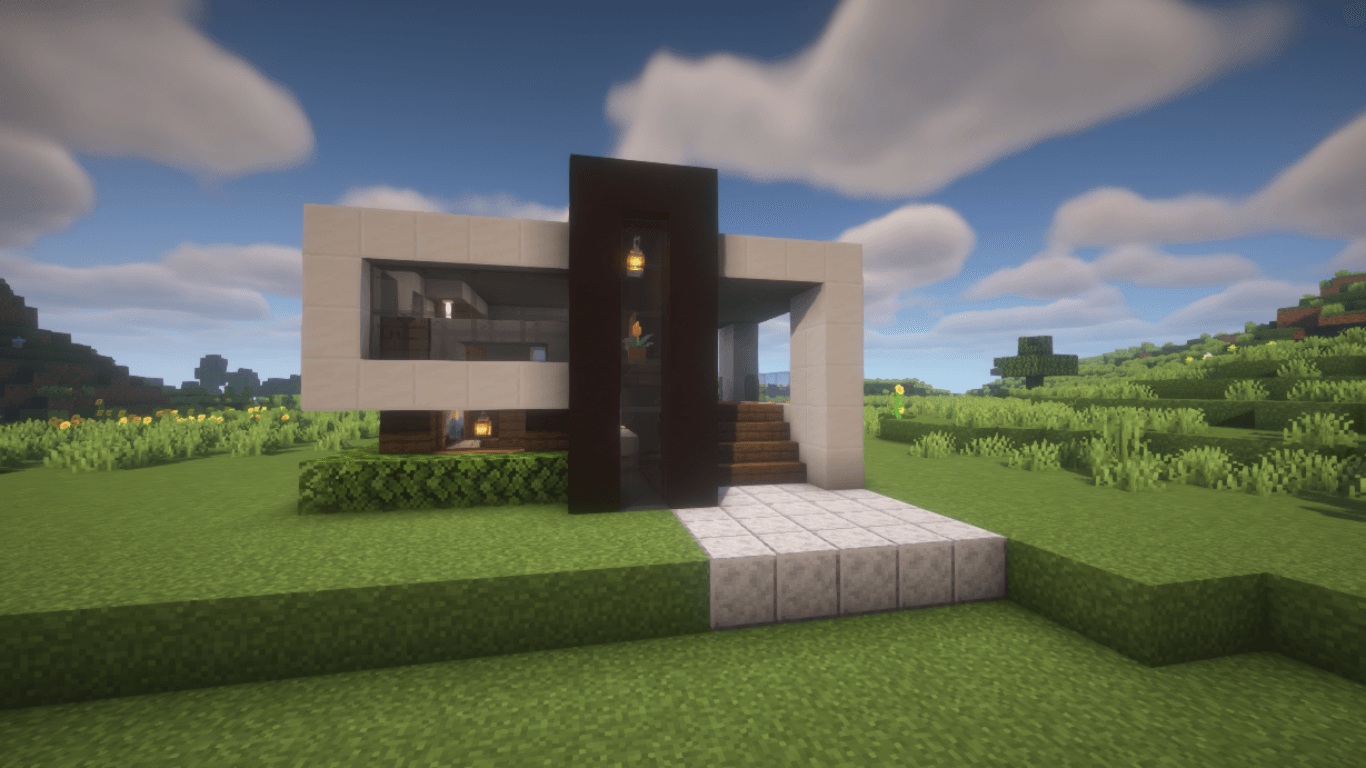 Small Modern House (1) - Gallery - Minecraft Worlds - CurseForge
