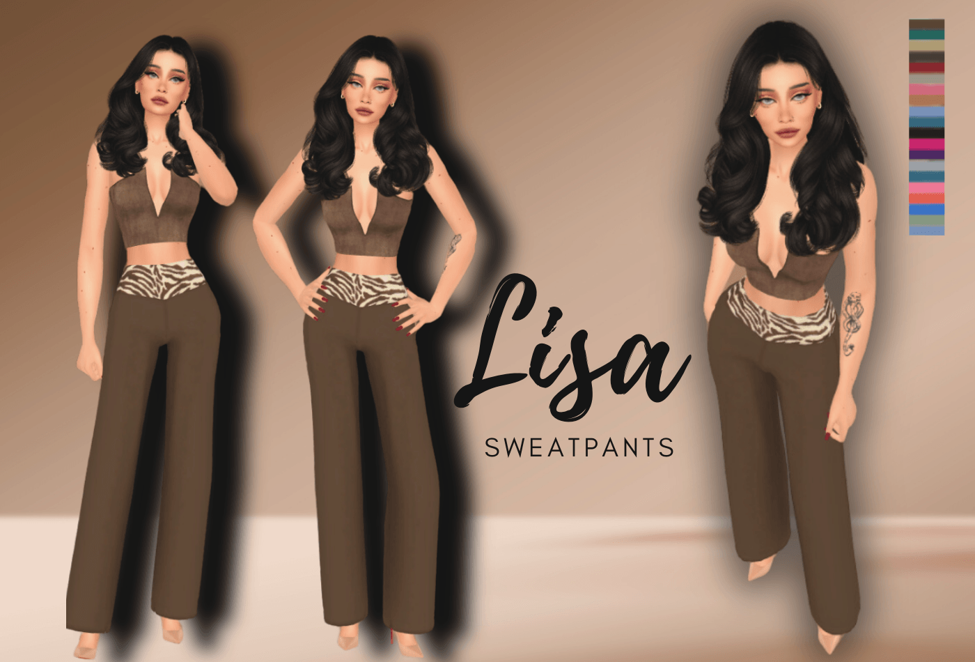 LISA SWEATPANTS - The Sims 4 Create a Sim - CurseForge