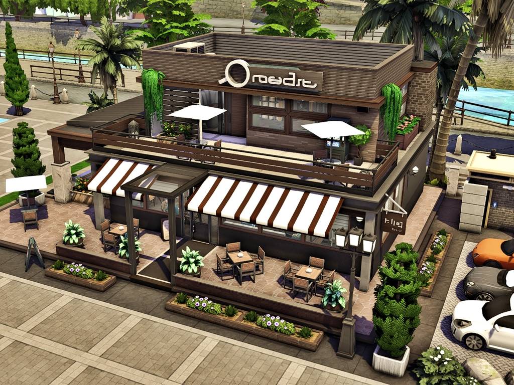 Espresso Way - Coffee Shop - Gallery - The Sims 4 Rooms / Lots - CurseForge