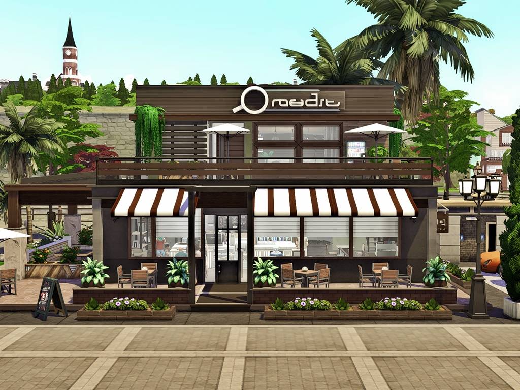 Espresso Way - Coffee Shop - Gallery - The Sims 4 Rooms / Lots - CurseForge
