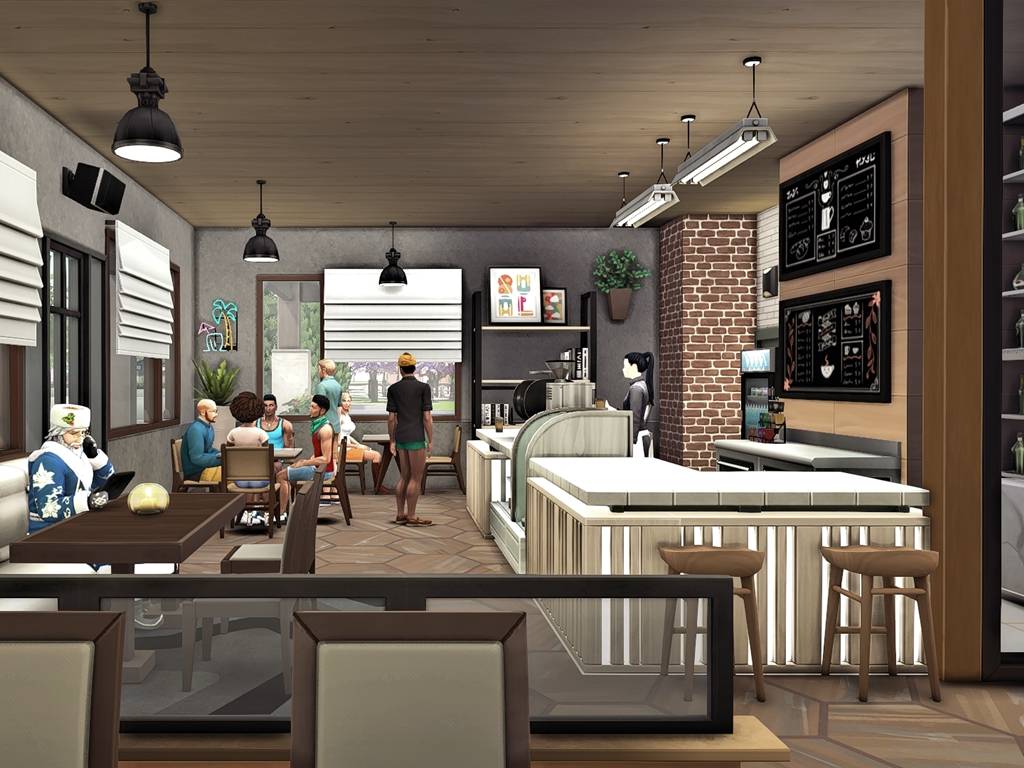 Espresso Way - Coffee Shop - Gallery - The Sims 4 Rooms / Lots - CurseForge
