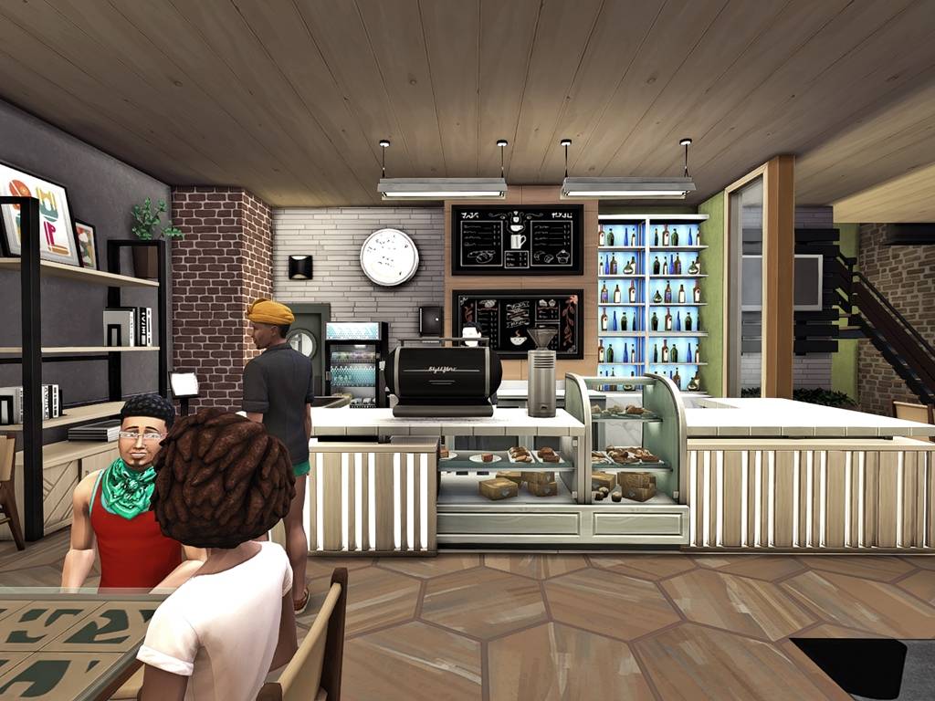 Espresso Way - Coffee Shop - Gallery - The Sims 4 Rooms / Lots - CurseForge