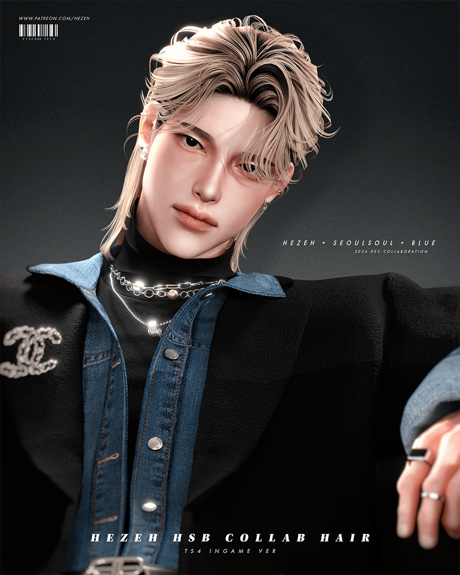 [Hezeh]HSB Collab Hair_Ingame ver - Gallery - The Sims 4 Create a Sim - CurseForge