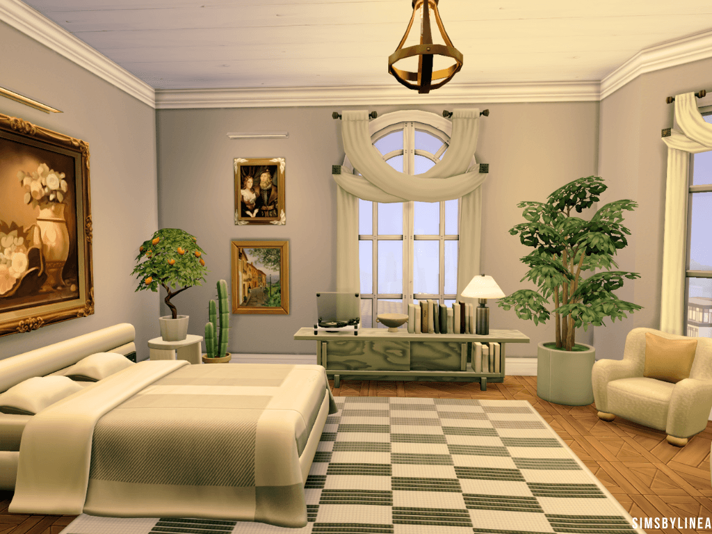 Elegant Bedroom | with CC - Gallery - The Sims 4 Rooms / Lots - CurseForge