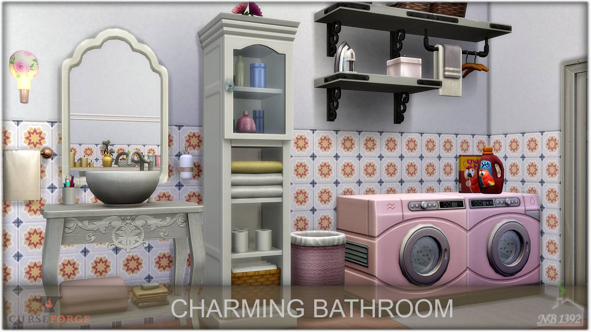 Charming Bathroom - The Sims 4 Rooms / Lots - CurseForge