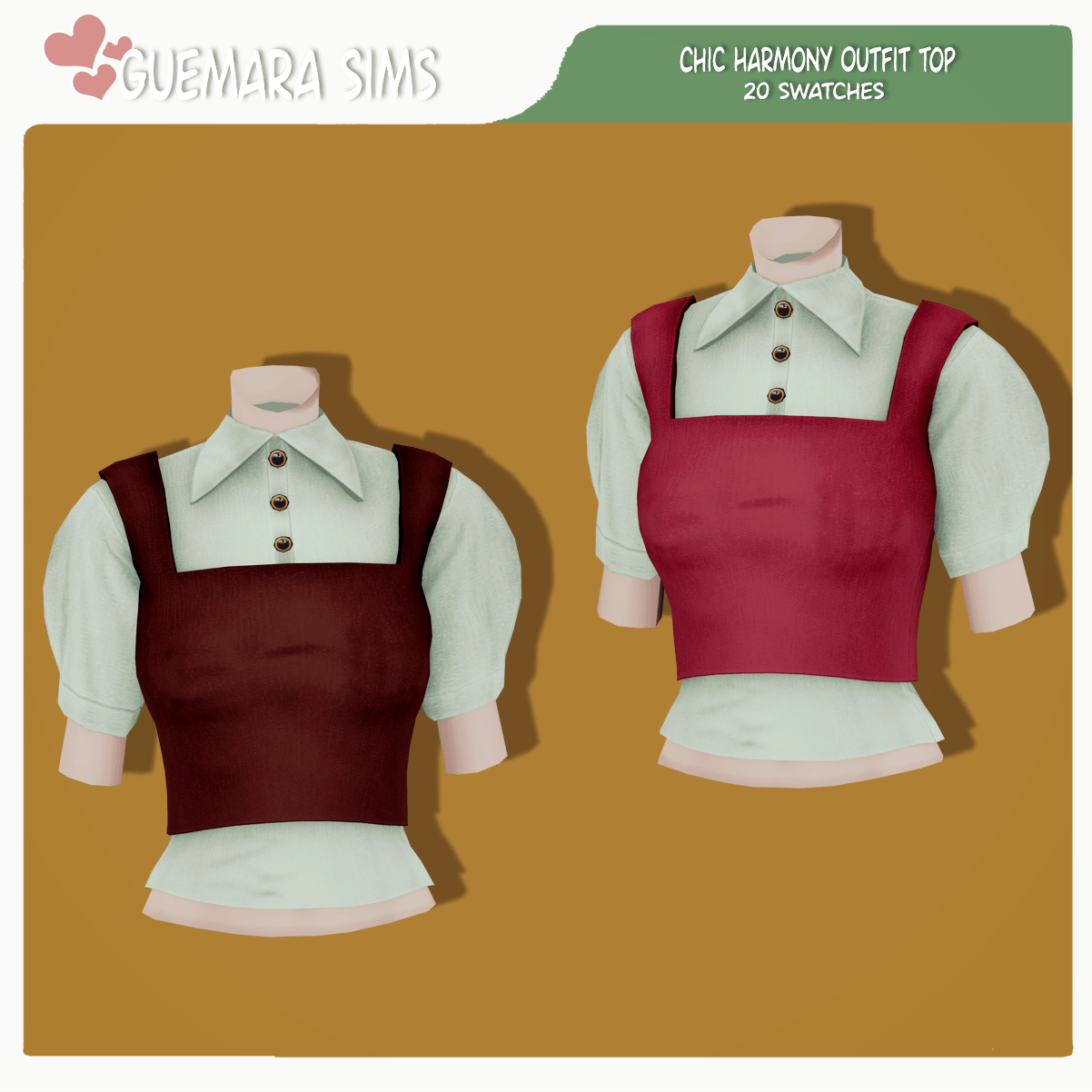 Chic Harmony Outfit (Top) - Gallery - The Sims 4 Create a Sim - CurseForge