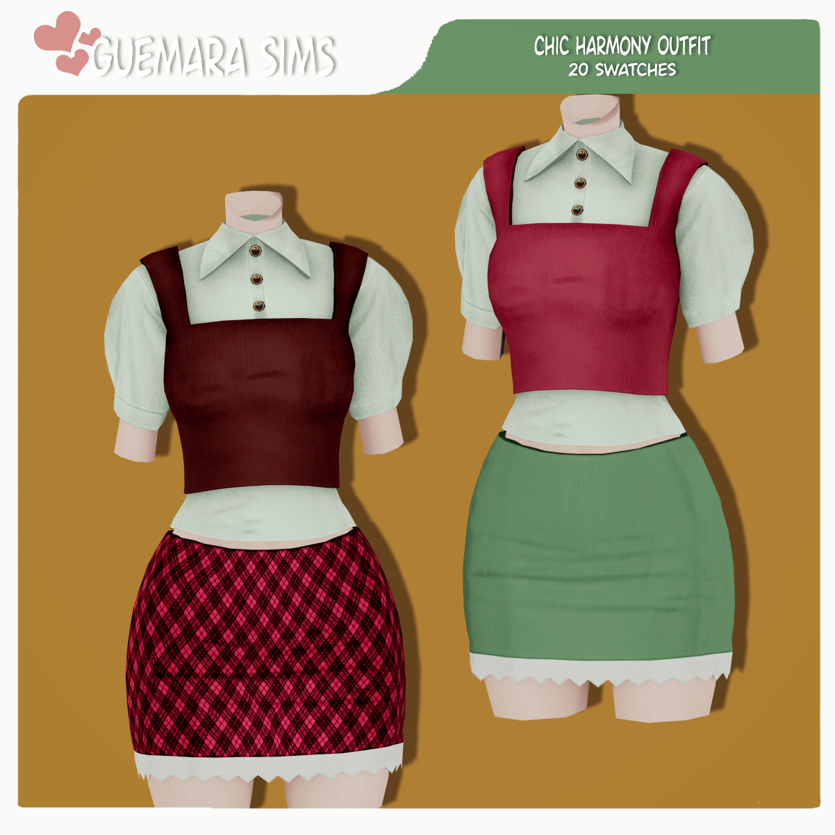 Chic Harmony Outfit (Top) - Gallery - The Sims 4 Create a Sim - CurseForge