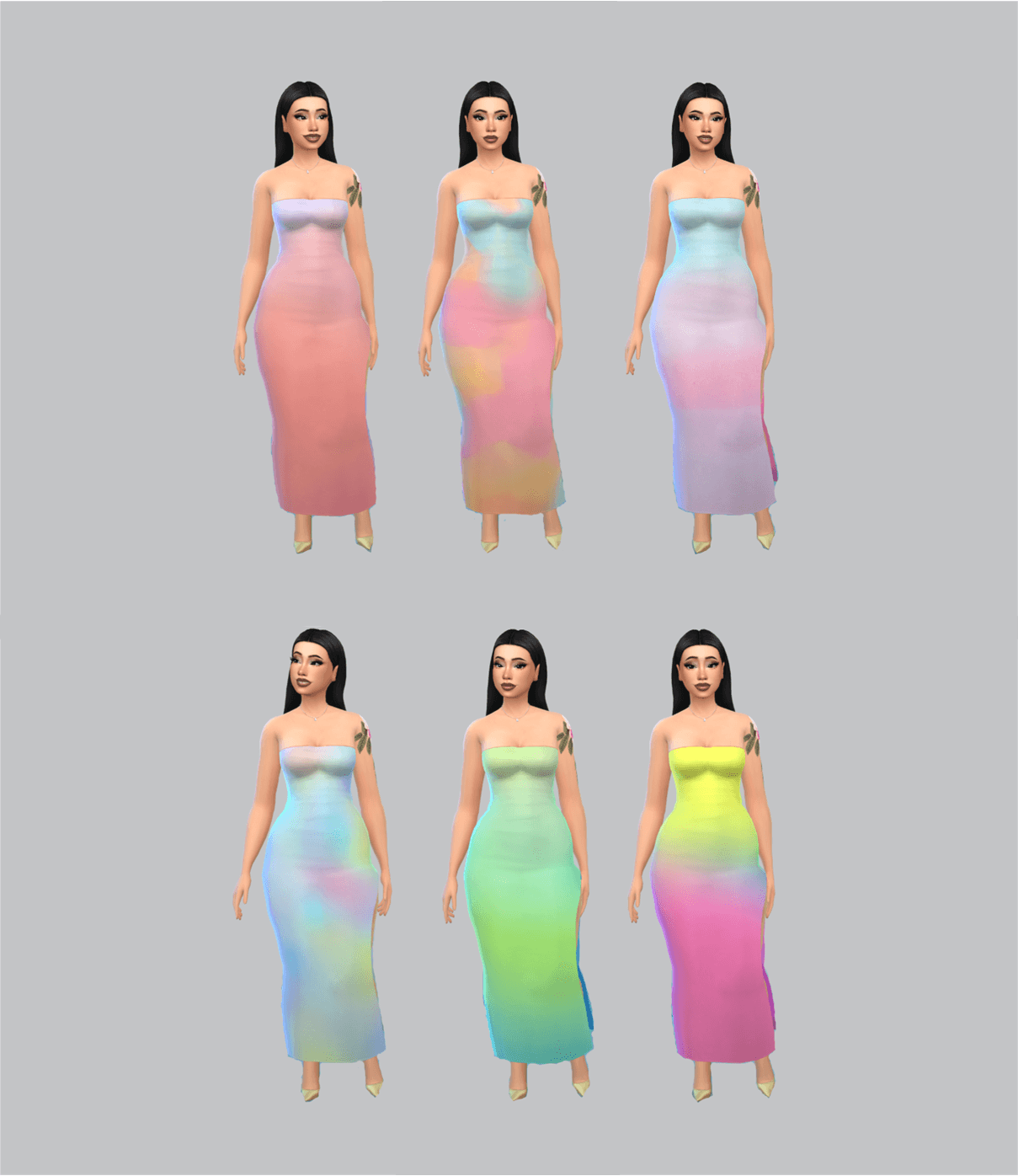 Summertime Fade Dress - Gallery - The Sims 4 Create a Sim - CurseForge