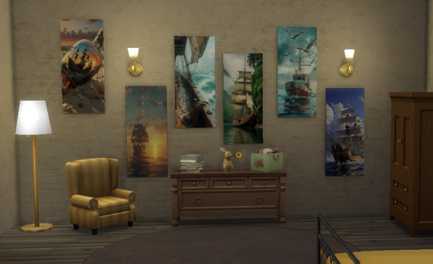 Curator Oceans - Base game compatible - Gallery - The Sims 4 Build ...