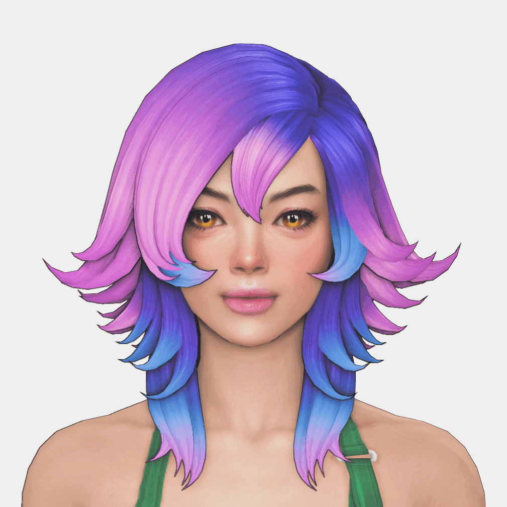 Neeko Hair - Gallery - The Sims 4 Create a Sim - CurseForge