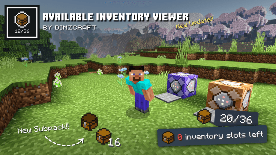 Available Inventory Viewer - Minecraft Bedrock Texture Packs - CurseForge