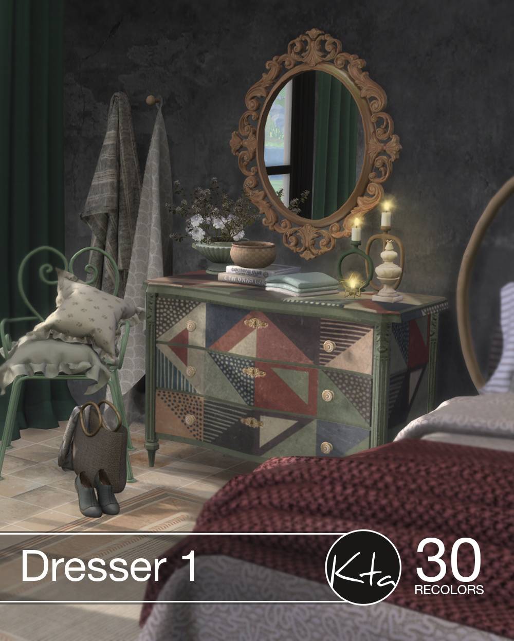 [kta] Dresser 1 - Gallery - The Sims 4 Build / Buy - CurseForge