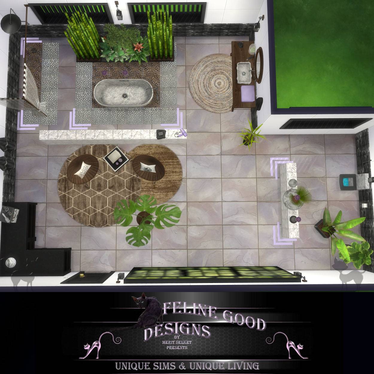 RUSTIC bathroom2504 - Gallery - The Sims 4 Rooms / Lots - CurseForge