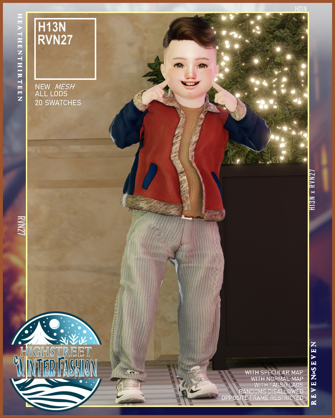 Toddler's Aviator Shearling Collar Cuffs Leather Fur Edge Jacket ...