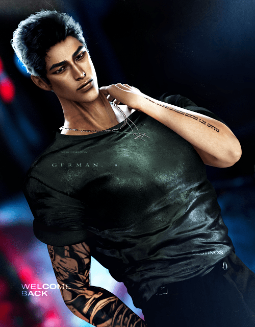 P_peng Tattoo N0.43 Lost Angel HQ - Gallery - The Sims 4 Create a Sim ...