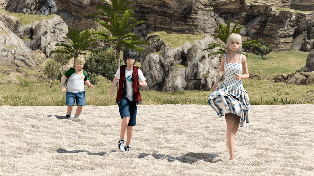 Child Noctis, Luna and Prompto Outfits - Gallery - Final Fantasy XV ...