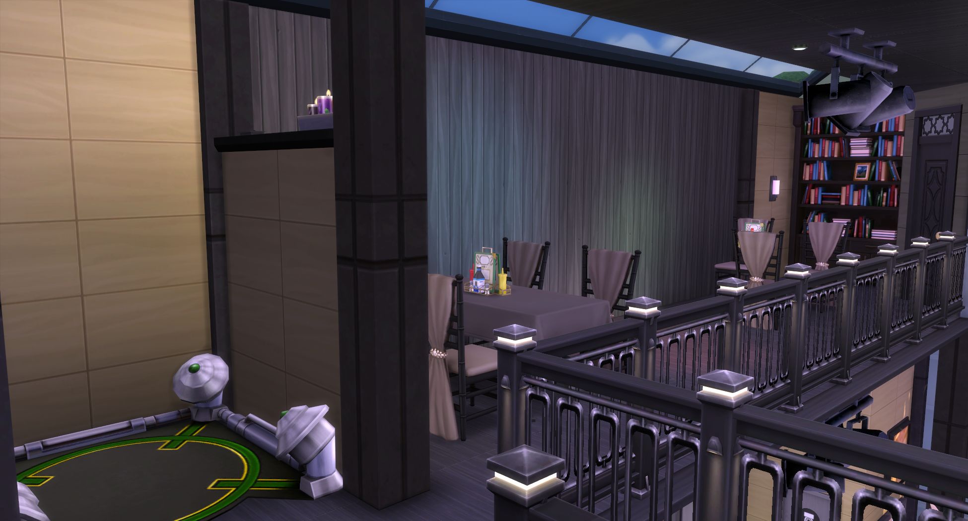 Nightclub with rooftop hangout | Luxury Party | No CC - The Sims 4 ...