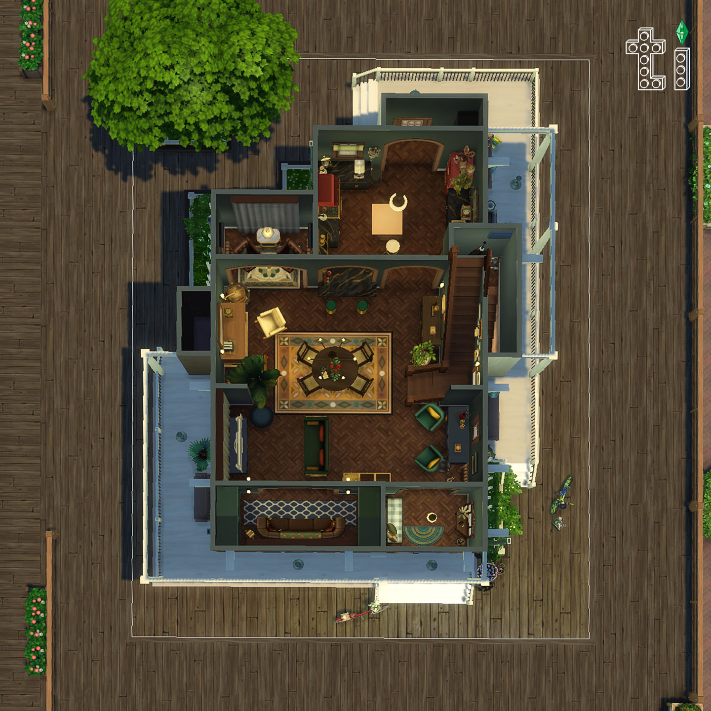 TapeiGuanas - 2025 - Town Square Terrace - Gallery - The Sims 4 Rooms ...